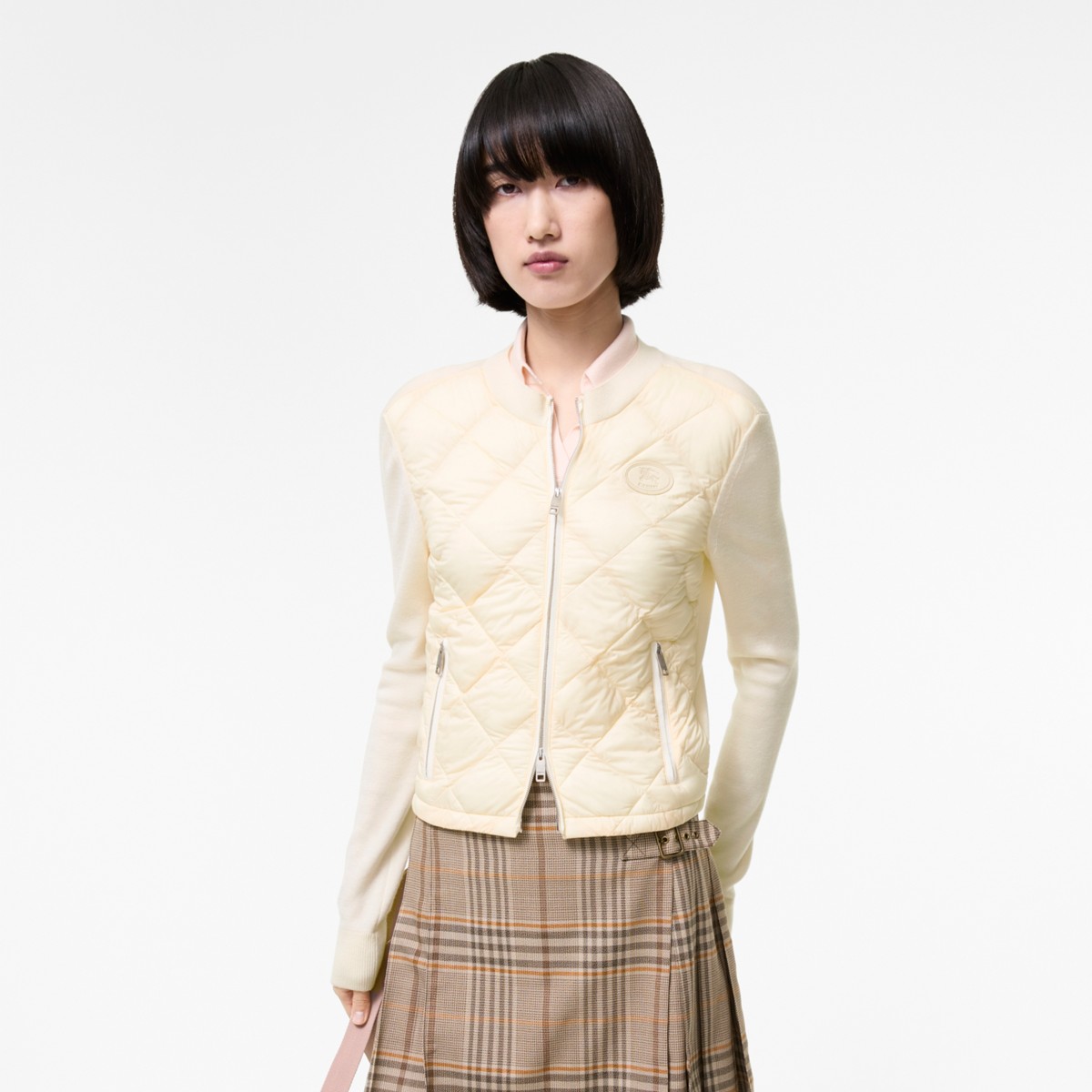 BURBERRY Burberry Quilted Nylon and Wool Jacket